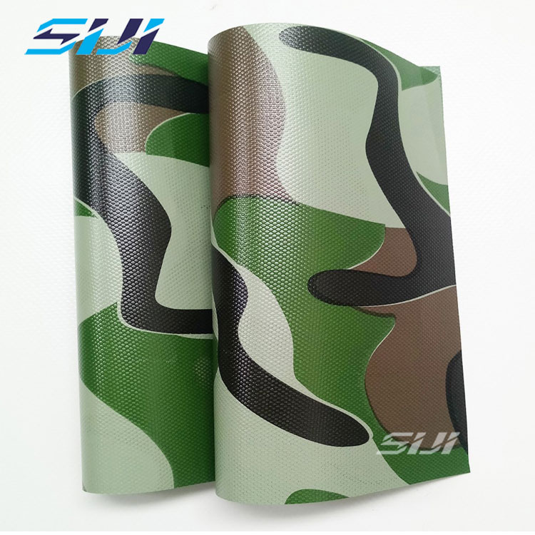 High quality camouflage fabric PVC coated tarpaulin military tent ...